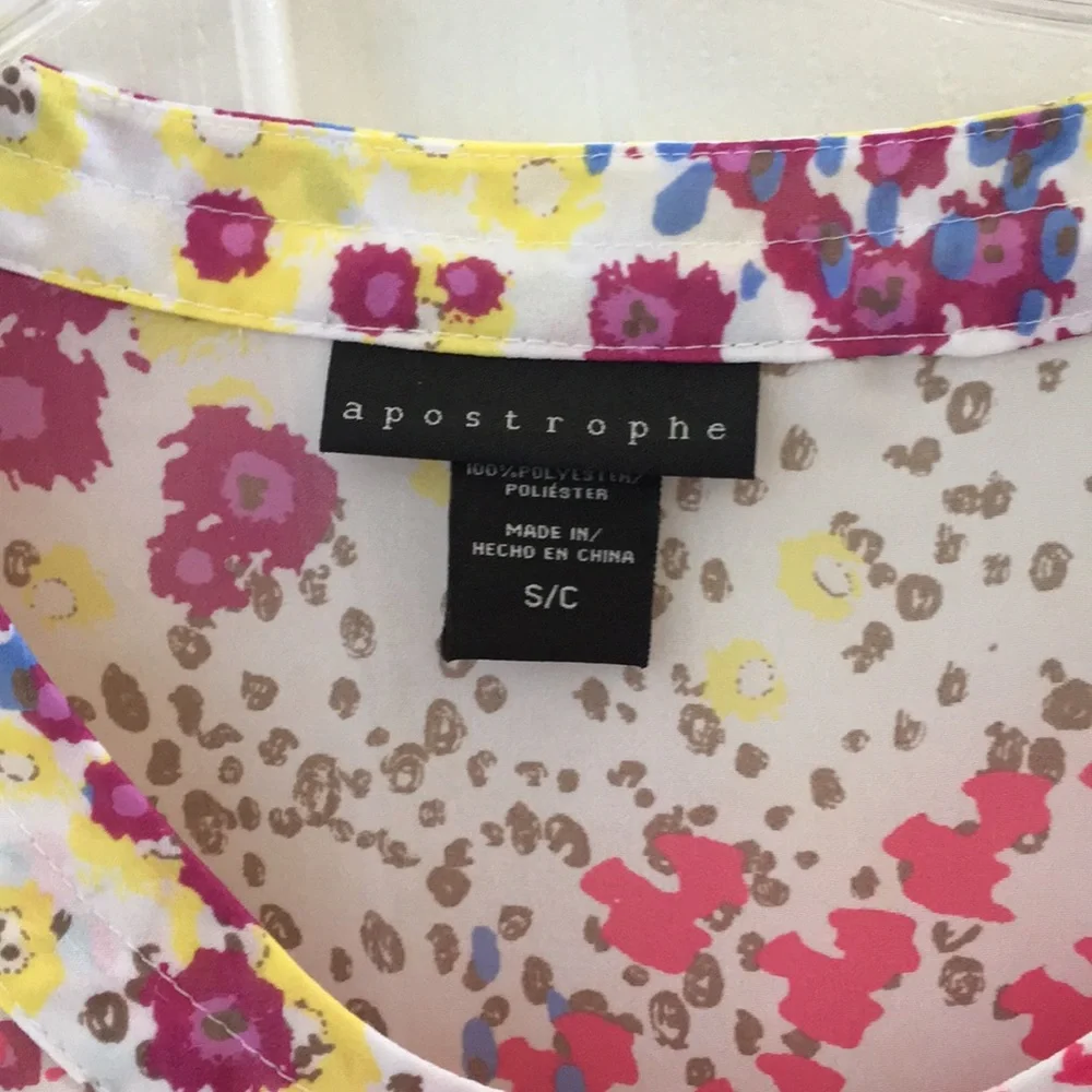 Apostrophe | Tops | Final Markdown Sheer Apostrophe Tunic Small | Poshmark